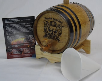 Charred American White Oak Aging Barrel - Etsy