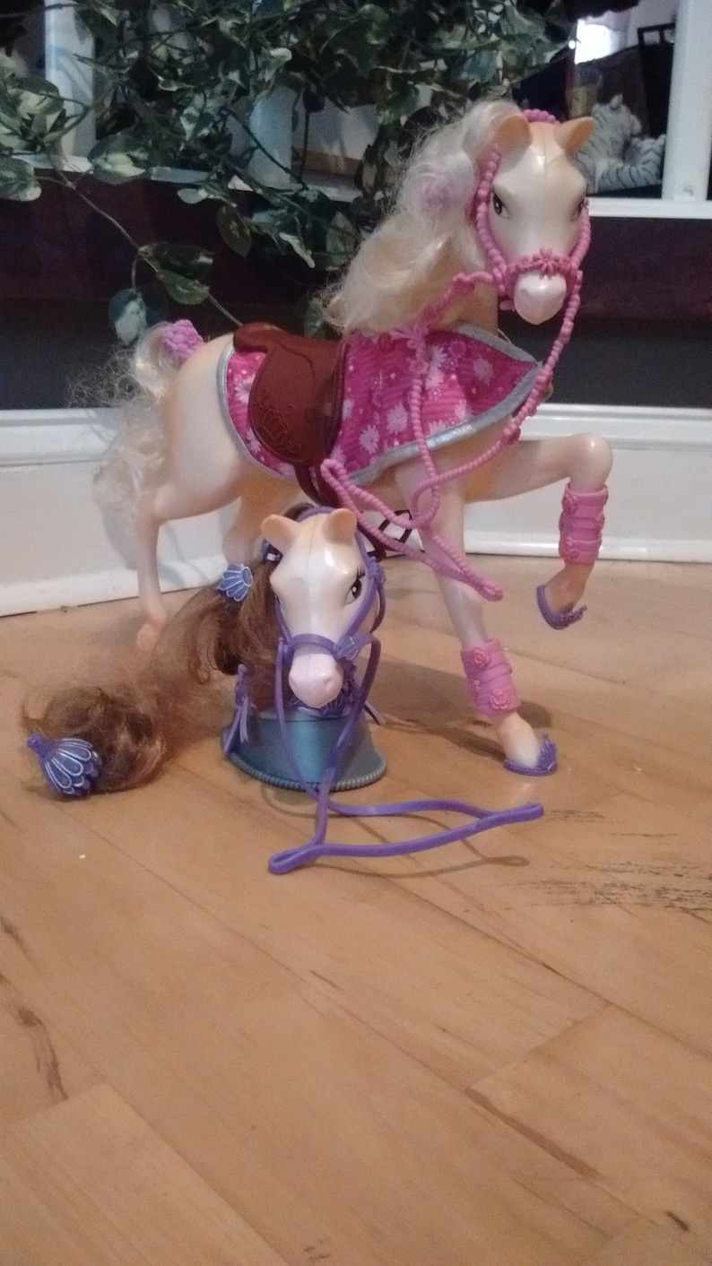 BARBIE STABLE STYLES Dress up Tawney and Me & My Horse 2006 - Etsy