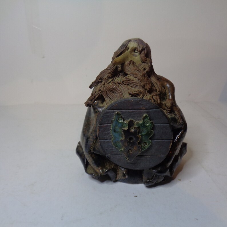 Art & Collectibles Clarecraft Pottery White Haired Wizard Terry ...