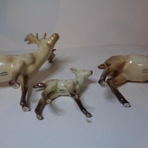Beswick Deer Family; Stag, Doe and Fawn - Etsy