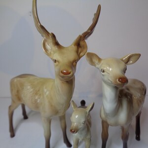 Beswick Deer Family; Stag, Doe and Fawn - Etsy