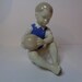 Vintage Glass Paperweight Blue Apple - Etsy
