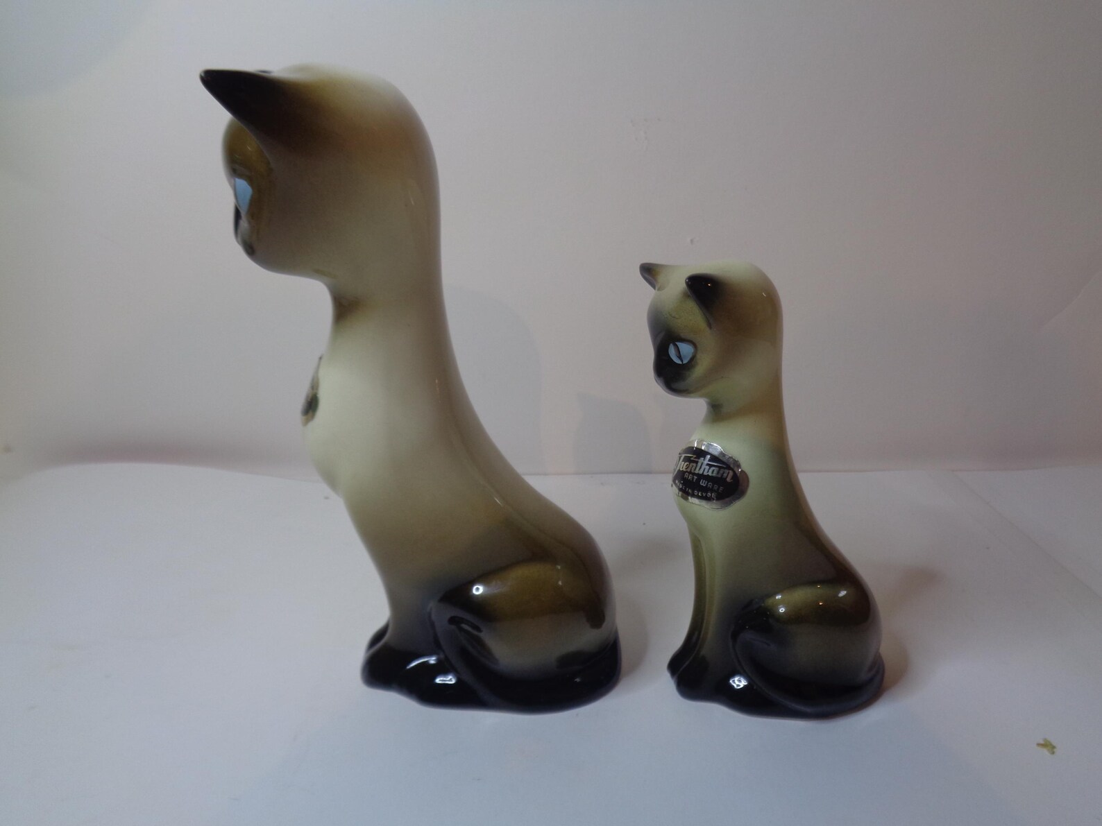 Trentham Art Ware Pair of Kitsch Cats From 1950's - Etsy