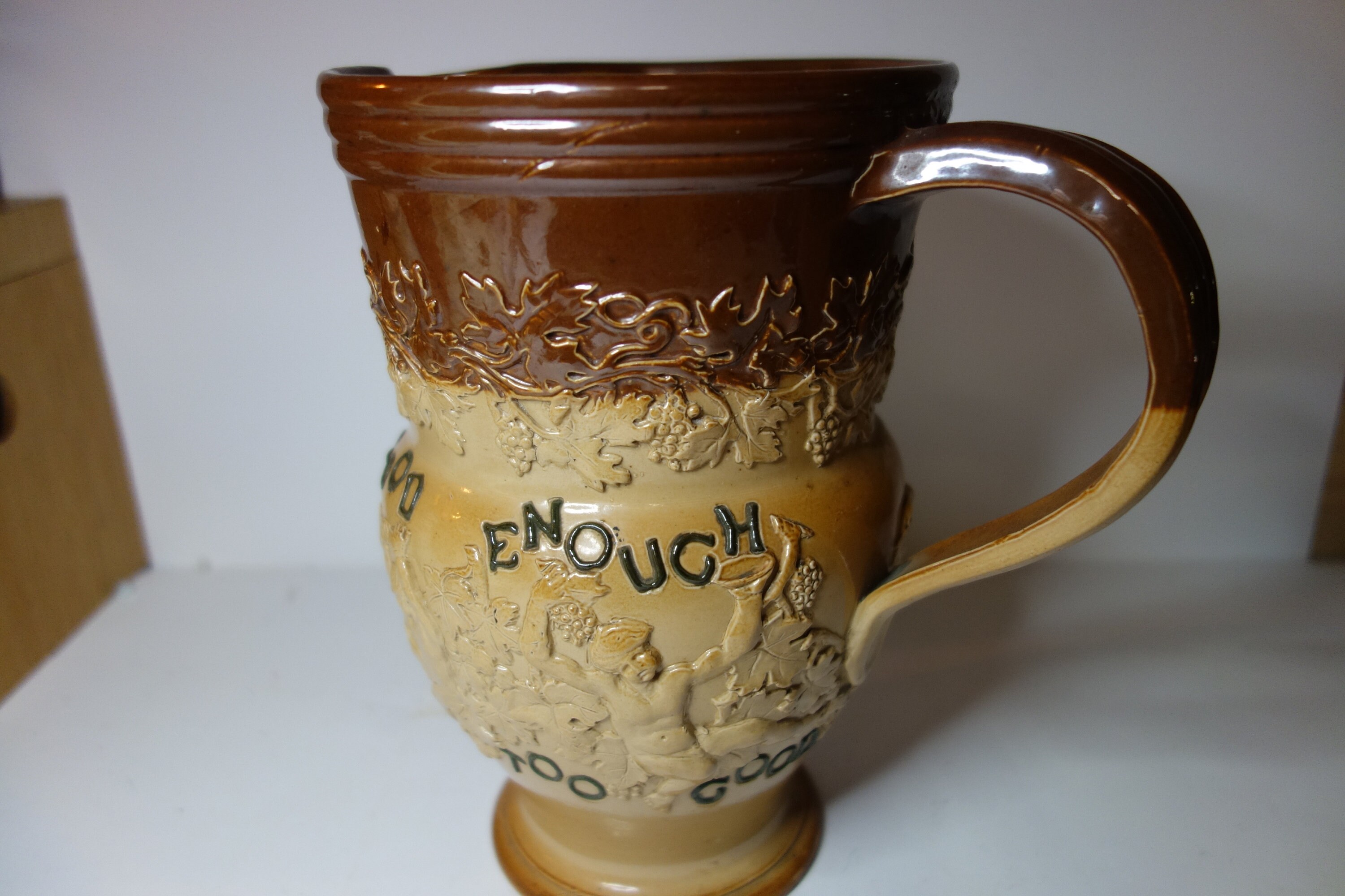 Royal Doulton Bacchus Motto Wine Jug Circa 1910 | Etsy