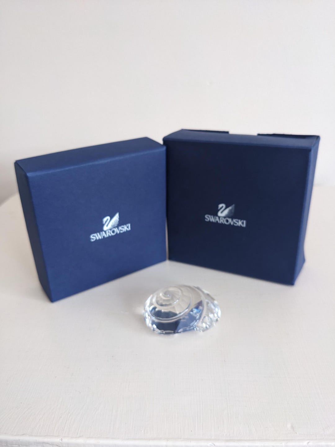Swarovski Crystal Memories Spiral Top Shell SCS Members Piece 2007 No ...