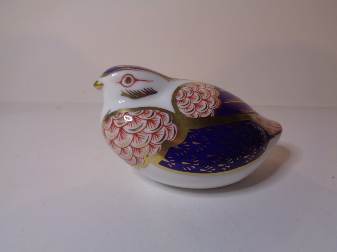 Royal Crown Derby Quail Gold Stopper First Issue - Etsy
