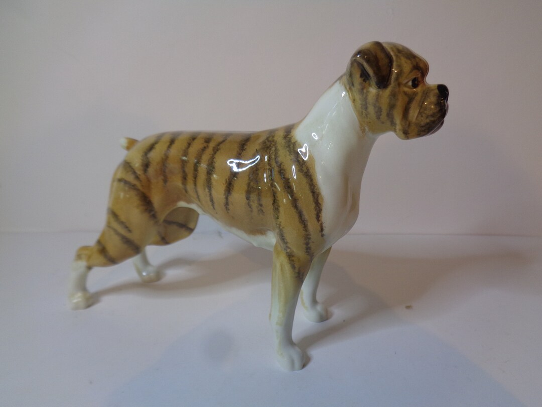 Beswick Brindle Boxer Blue Mountain Greta No 1202 by Arthur Gredington ...