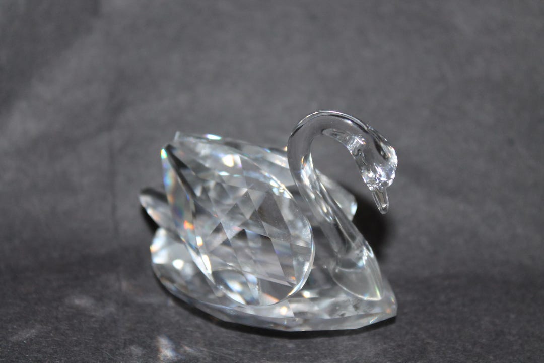 Swarovski Crystal Swan 7633 (medium) - Etsy