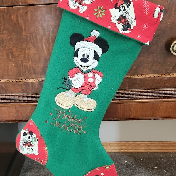 Mickey Mouse Christmas Stockings - Etsy