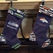 Seattle Seahawks Christmas Stocking Seahawks Christmas - Etsy