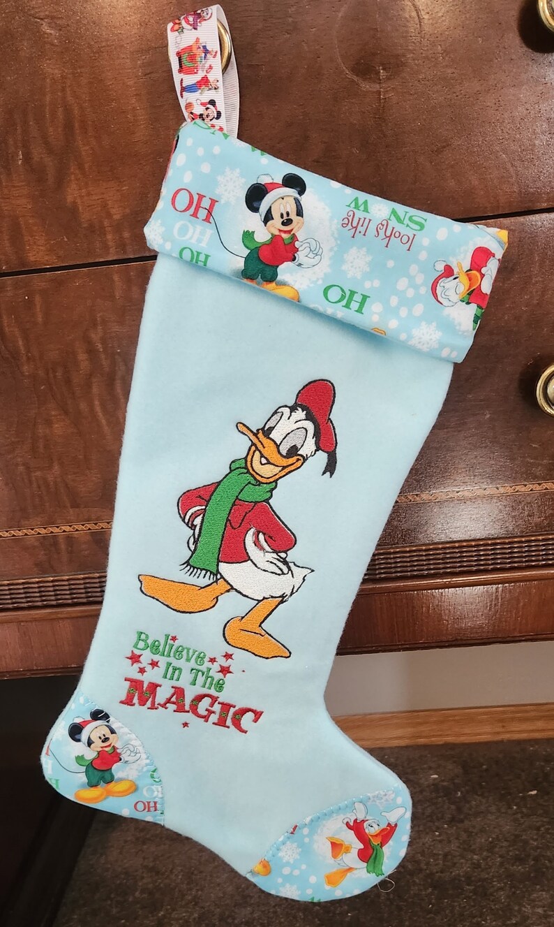 Donald Duck Christmas Stocking - Etsy