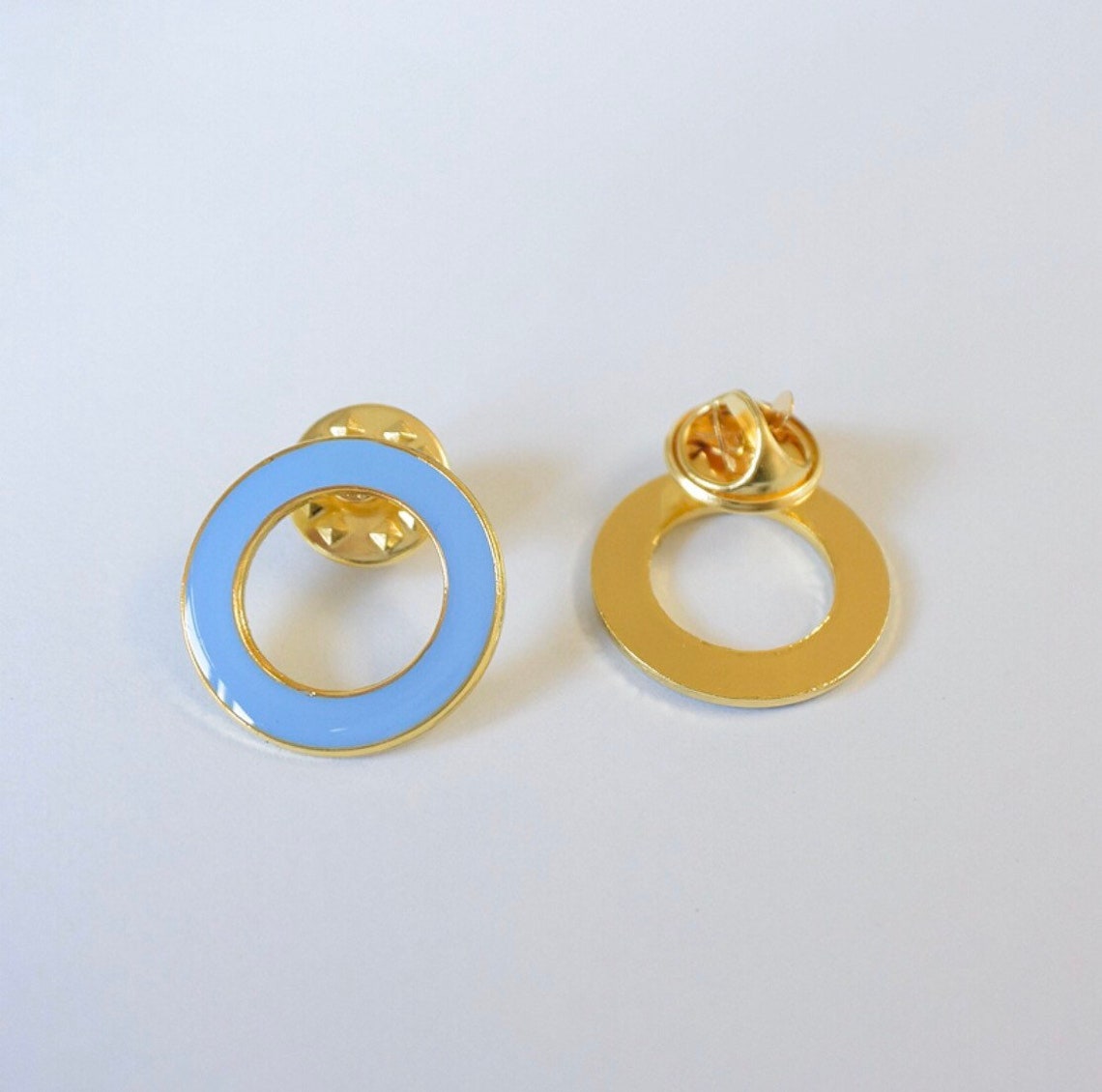 Diabetes Blue Circle Pin - Etsy