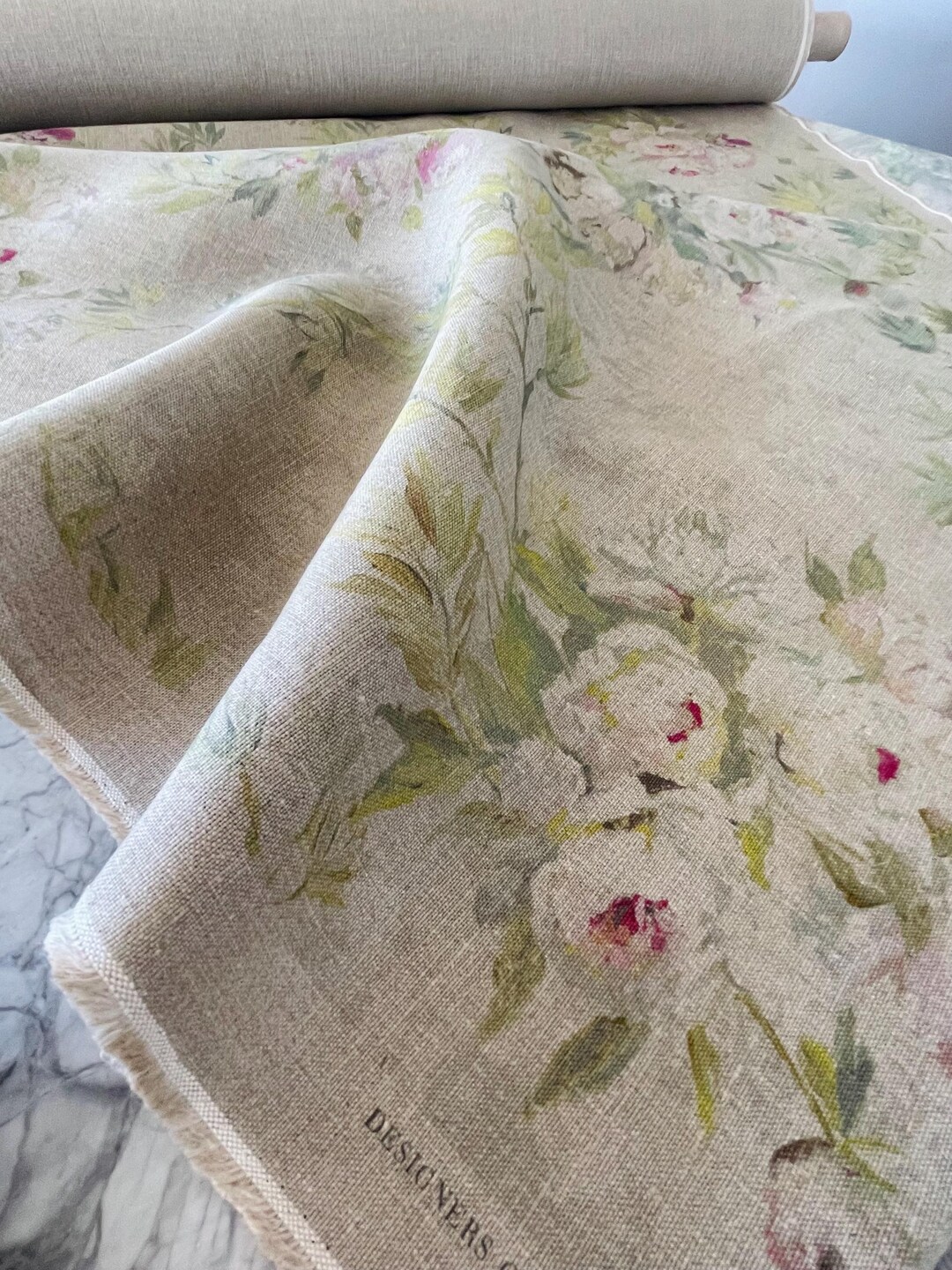 Designers Guild Floreale Special Linen Fabric | Discounted Designer ...