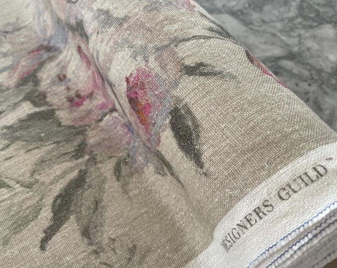 Designers Guild Floreale Linen Fabric | Discounted Designer Fabric ...