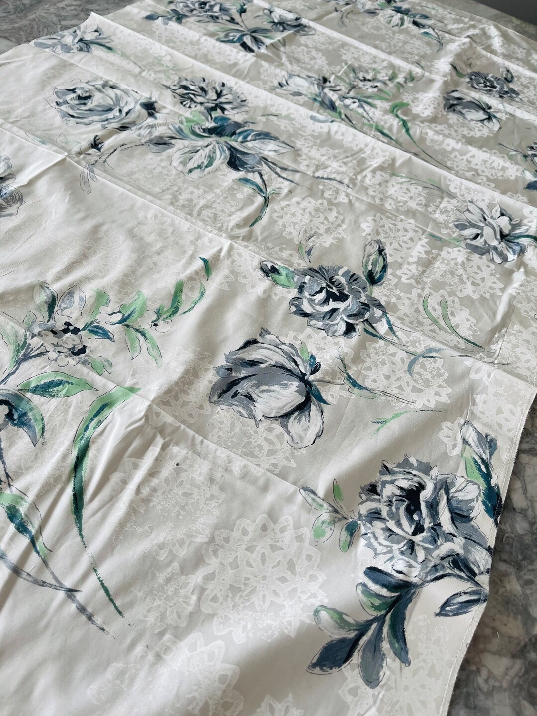 Designers Guild Freya Silk Fabric: Printed Floral Silk - Etsy