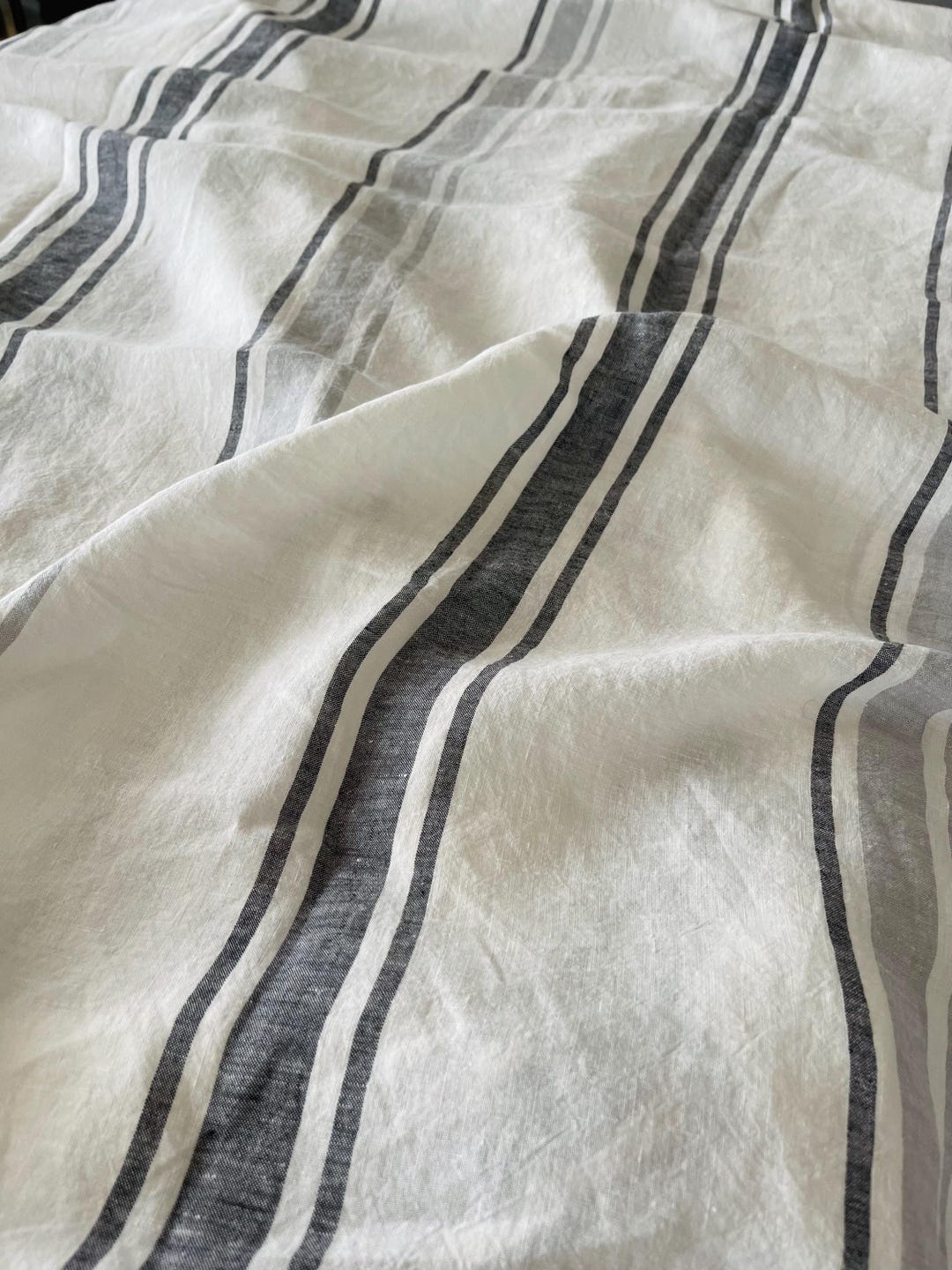 Designers Guild Extra Wide Striped Linen Tignes Fabric Designer Fabric ...