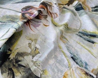Designers Guild Floreale Linen Fabric | Discounted Designer Fabric ...