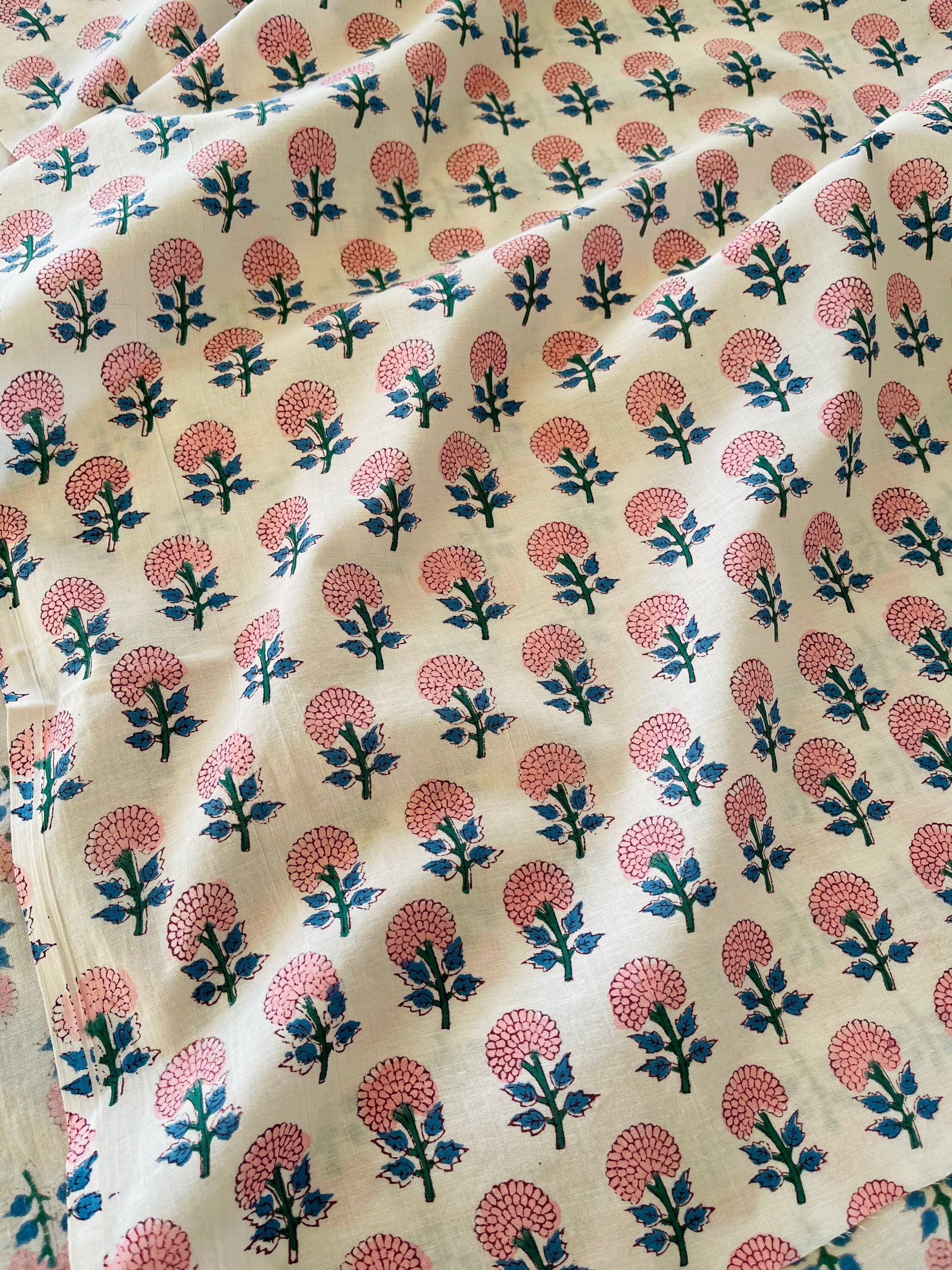 The Prettiest Block Print Fabrics Exclusive Designs - Etsy