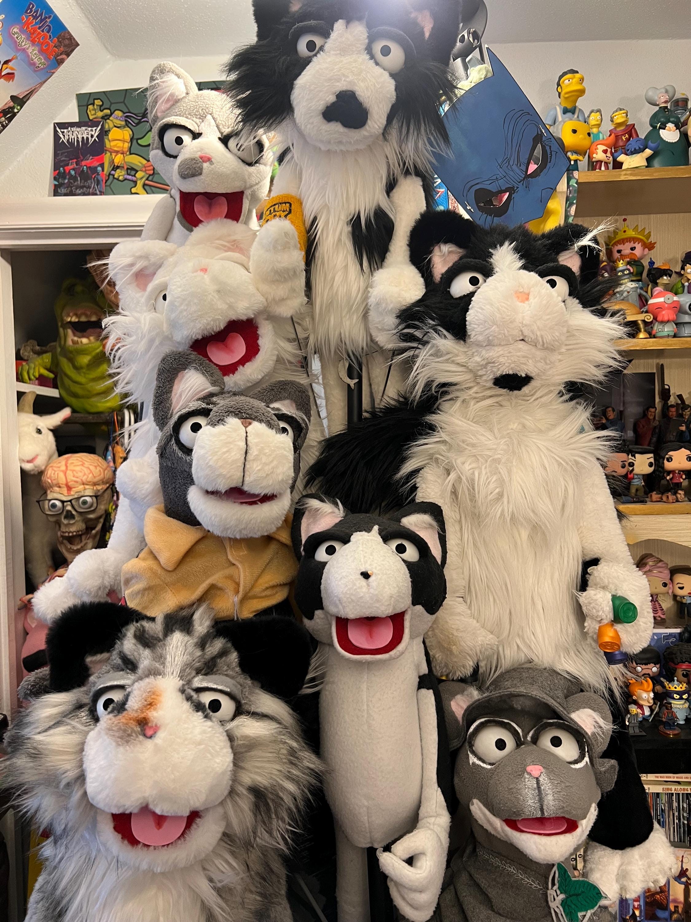 Custom Cat Puppet - Etsy