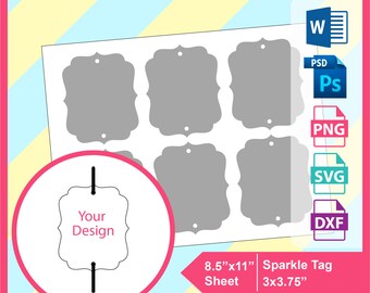 Gift tag template | Etsy