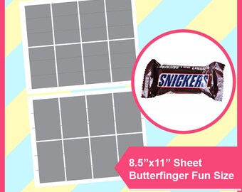 Snickers wrapper | Etsy