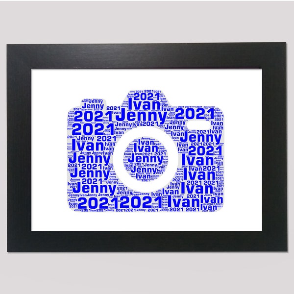 Camera Word Art - Etsy