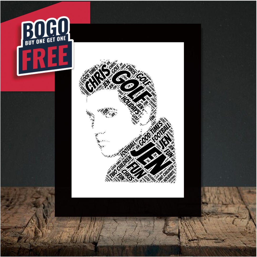 Personalised Elvis Word Art - A Stunning Gift Idea | A4 and A3 Framed ...