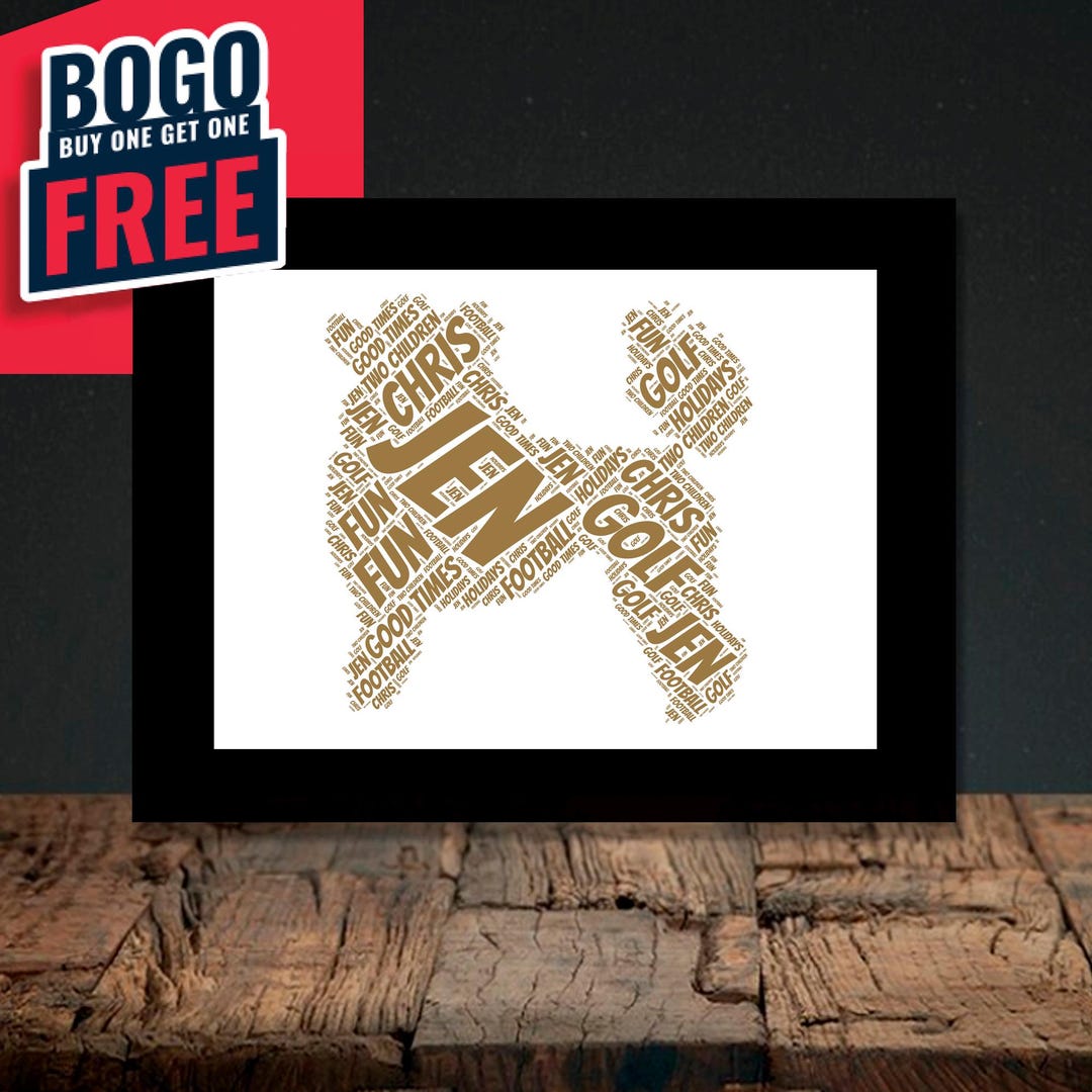 Personalise Maltese Word Art - Create Unique Wall Decor | A4 and A3 ...