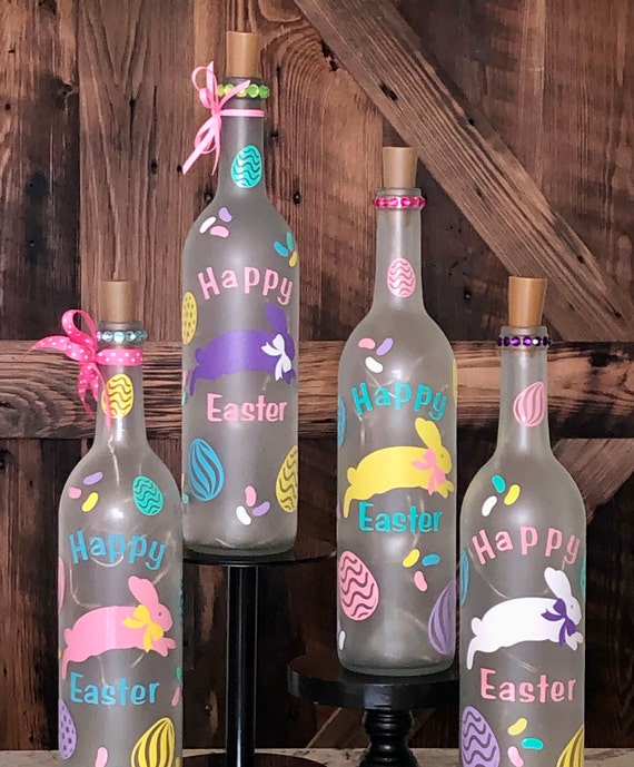 Easter Bunny Wine Bottles
