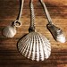 Silver Mussel Shell Necklace - Etsy