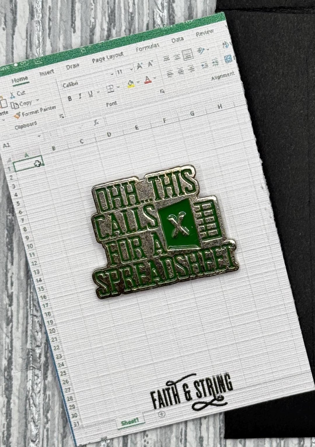 Excel Pin, Spreadsheet Pin, Excel Nerd Gift, Spreadsheet Gift, Gift for ...