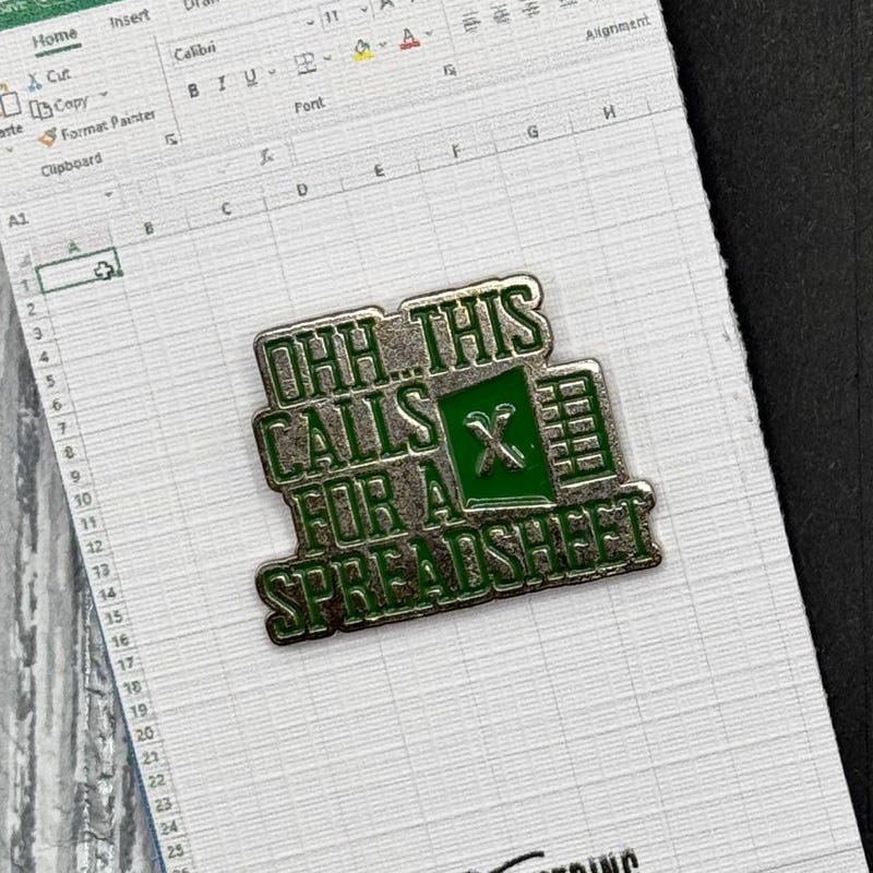 Pin Badges Excel - Etsy UK