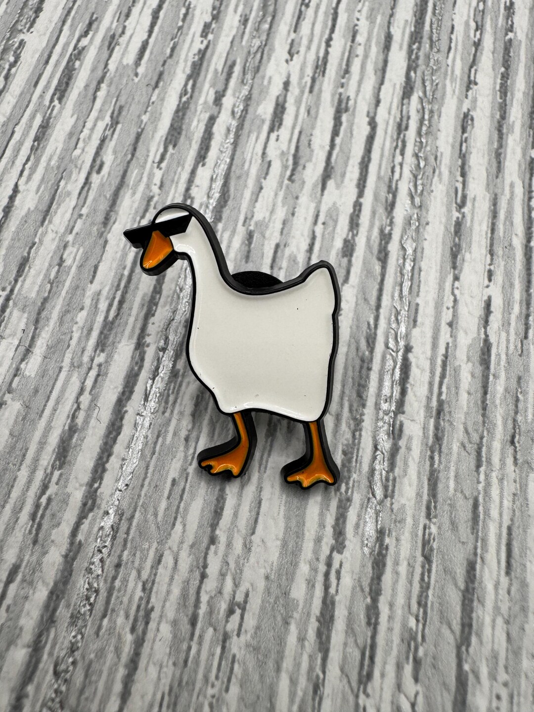 Silly Goose Enamel Pin: Goofy Animal With Sunglasses - Etsy