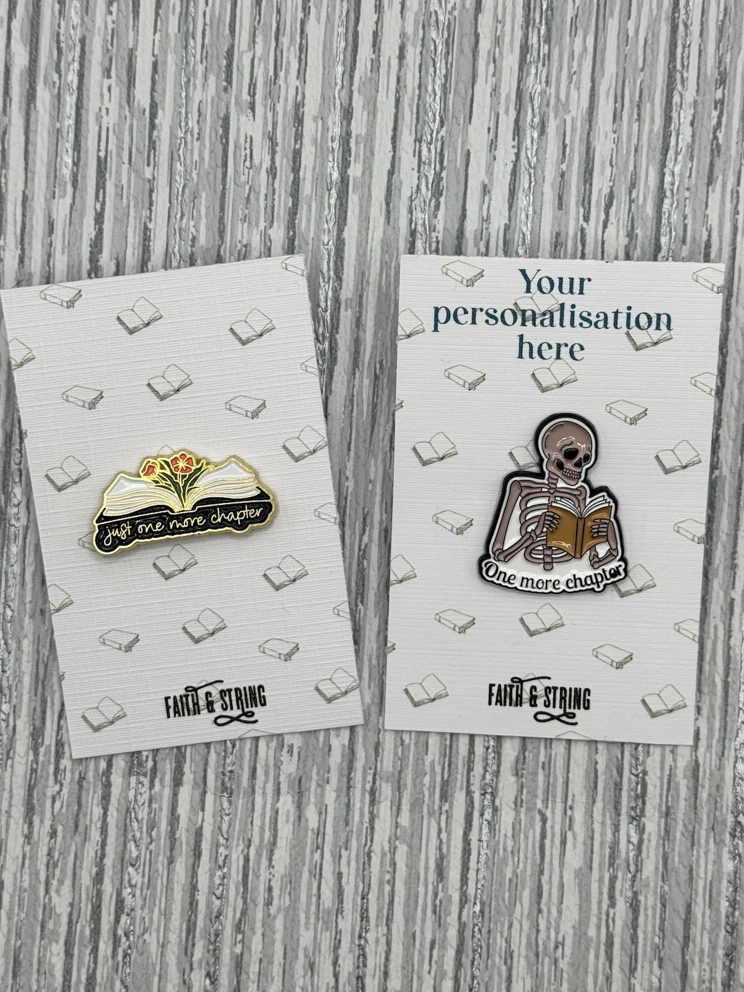 Bookish Pins, Hard Enamel Lapel Pin - Book Gifts, Quote Pins, FREE Card ...