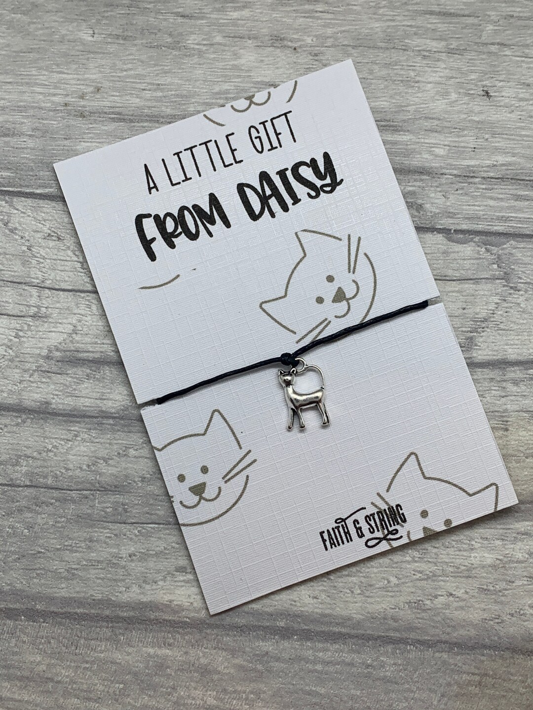 Gift From the Cat, Cat Owner Gift, Pet Sitter Gift, Personalised From ...