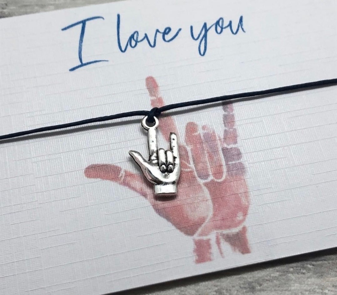 Love Sign Language Gift, Love Hand Sign, Deaf Gift, Sign Language Gift ...