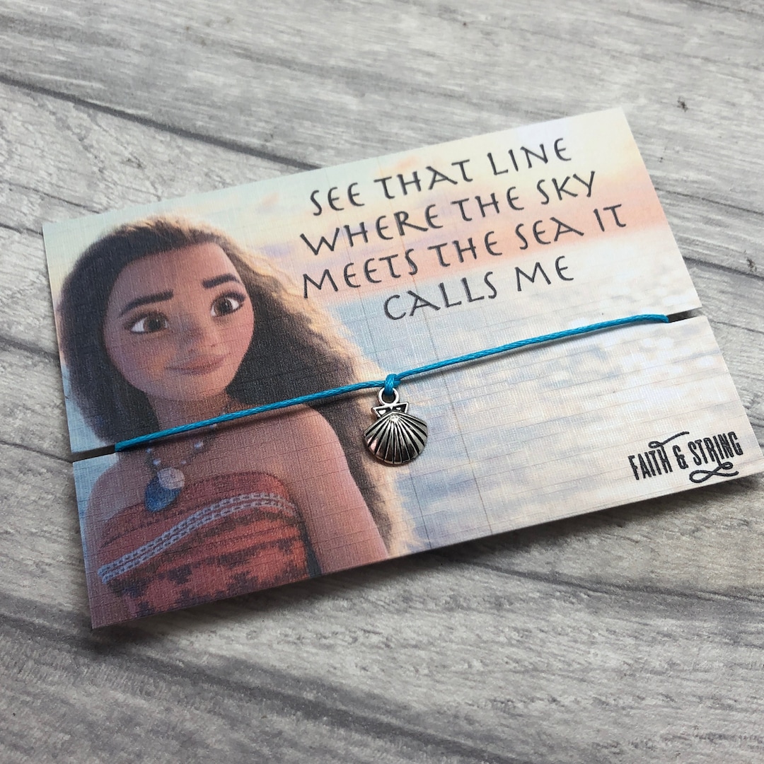 Moana Inspired Moana Gift Friendship Bracelet Disney Princess Gift ...