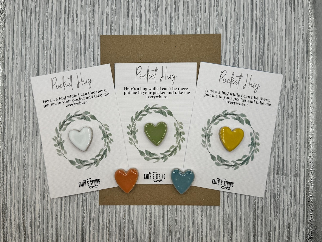 Pocket Hug, Nurses Week Gift, Couple Long Distance, Long Distance Hug ...