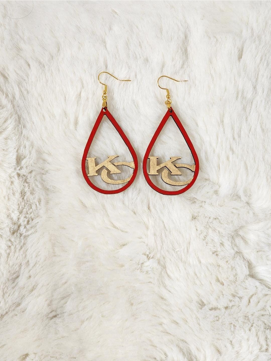 Kansas City Chiefs Earrings - Etsy