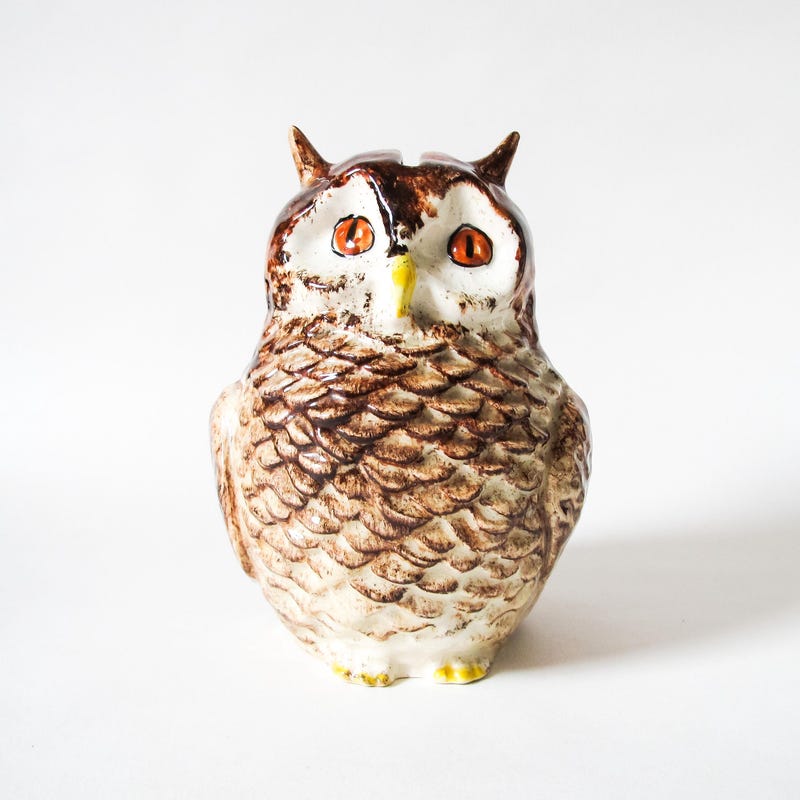 Vintage Pottery Piggy - Etsy