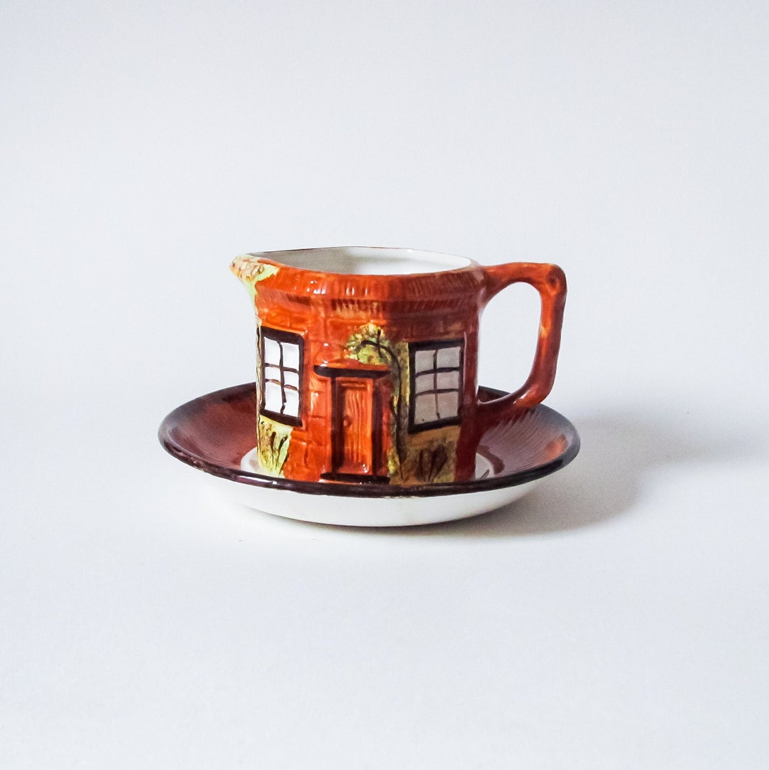 Vintage Milk / Cream Jug and Stand, Price Kensington Cottage Ware Reg ...