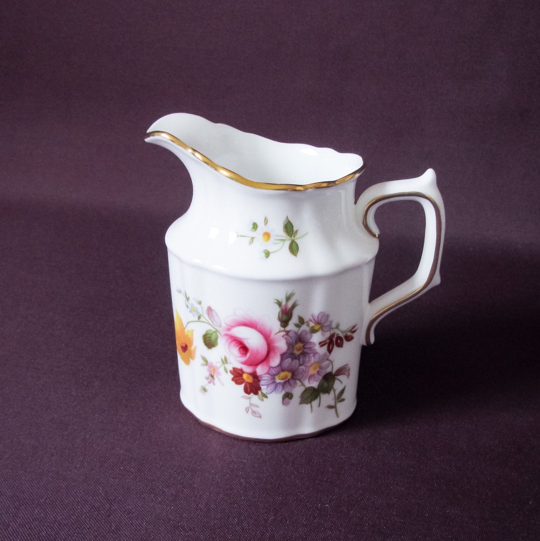 Royal Crown Derby Milk Jug Derby Posies Pattern Chelsea - Etsy