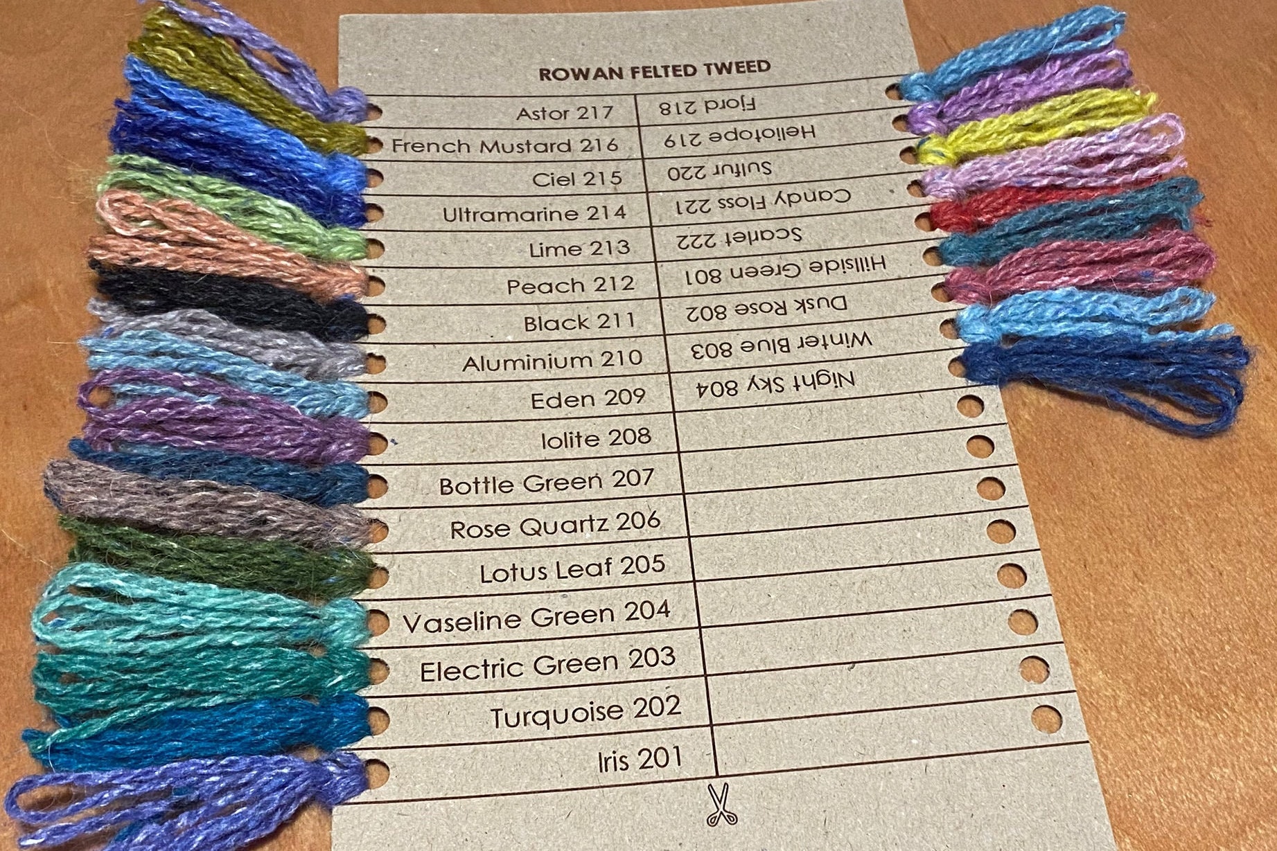 Rowan Felted Tweed DK Colour/shade Chart – Full Overview of Autumn 2025 ...