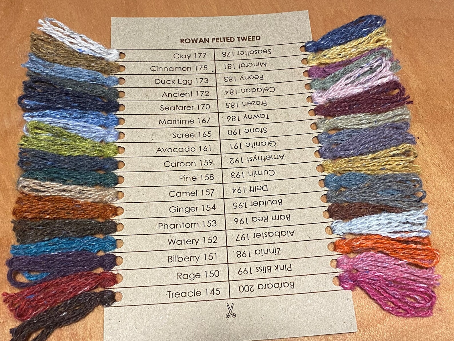 Rowan Felted Tweed DK Colour/shade Chart – Full Overview of Autumn 2025 ...