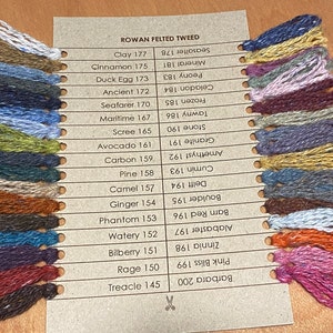 Rowan Felted Tweed DK Colour/shade Chart – Full Overview of Autumn 2025 ...