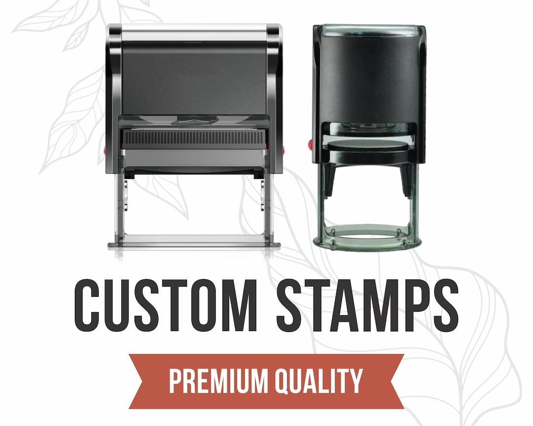Custom Stamp - 5 Ink Color - We Will Make Any Image of Your Choice - Etsy