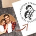 Customized Self-inking Portrait Stamp From Photo 5 Ink Color Ink-self ...