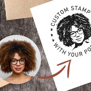 Custom Stamp - 5 Ink Color - We Will Make Any Image of Your Choice - Etsy