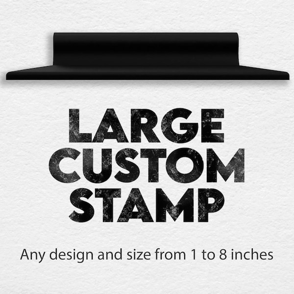 Large Custom Stamp - Etsy