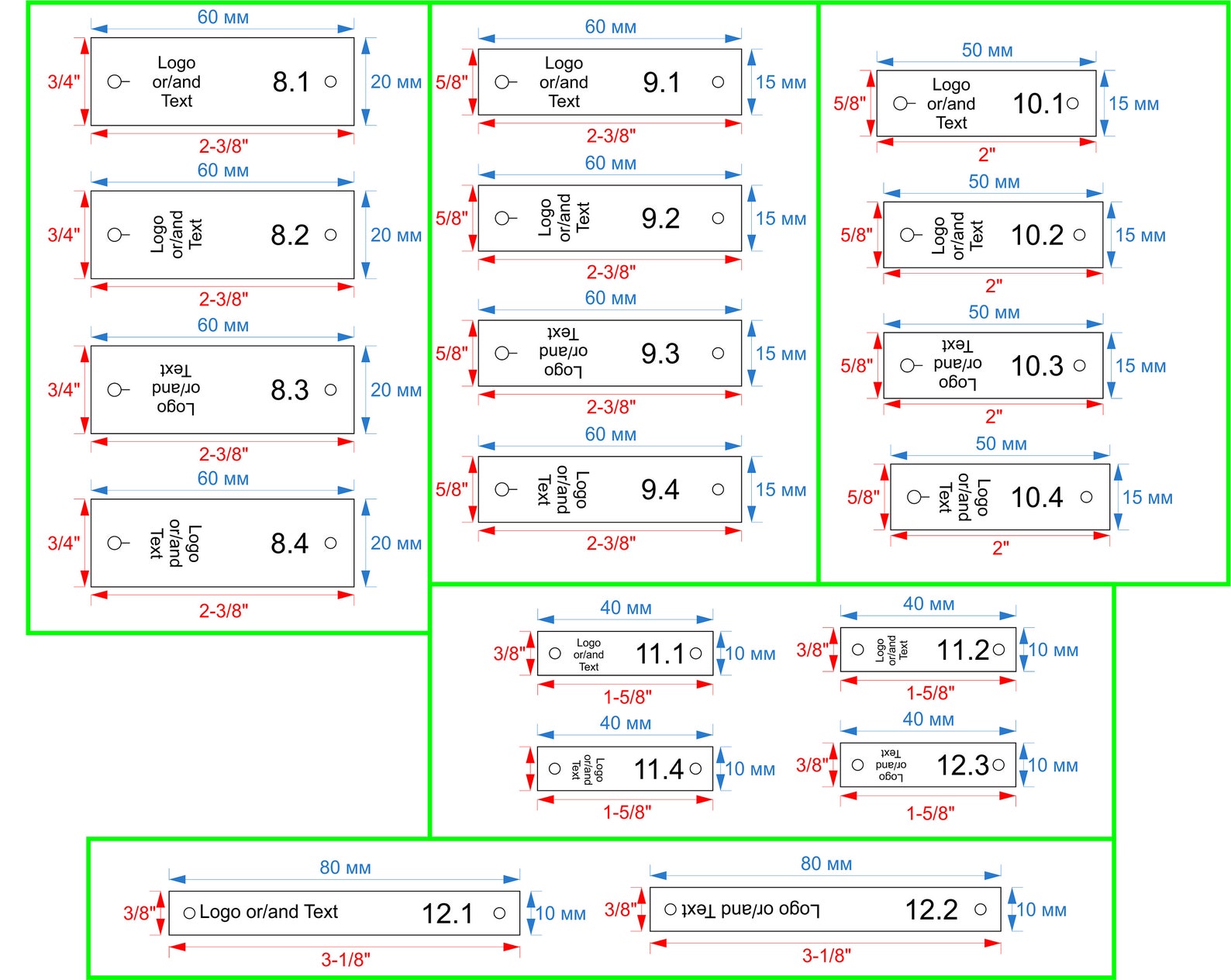 25 PACK. Faux Leather Tags Rivet Tags Clothing Labels - Etsy